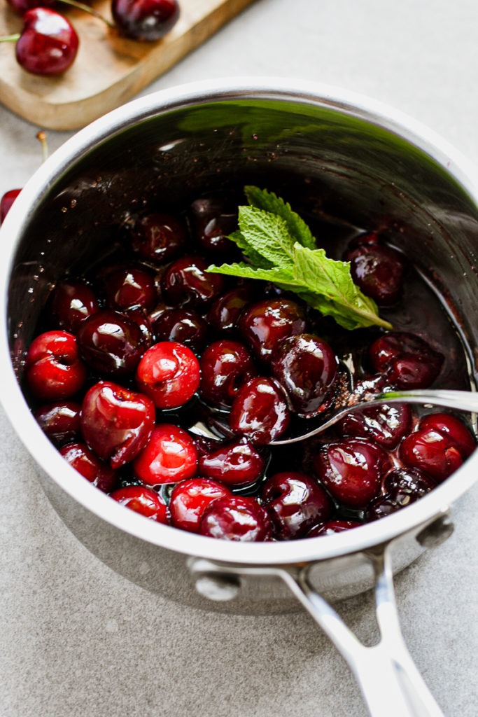 Grilled Pork Loin with Bourbon Cherry Compote - UncomplicatedChef