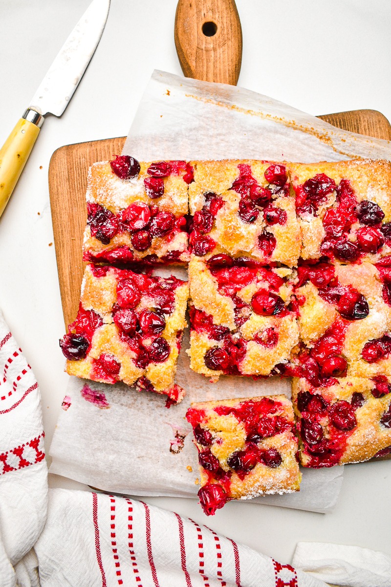 Orange Cranberry Torte - UncomplicatedChef
