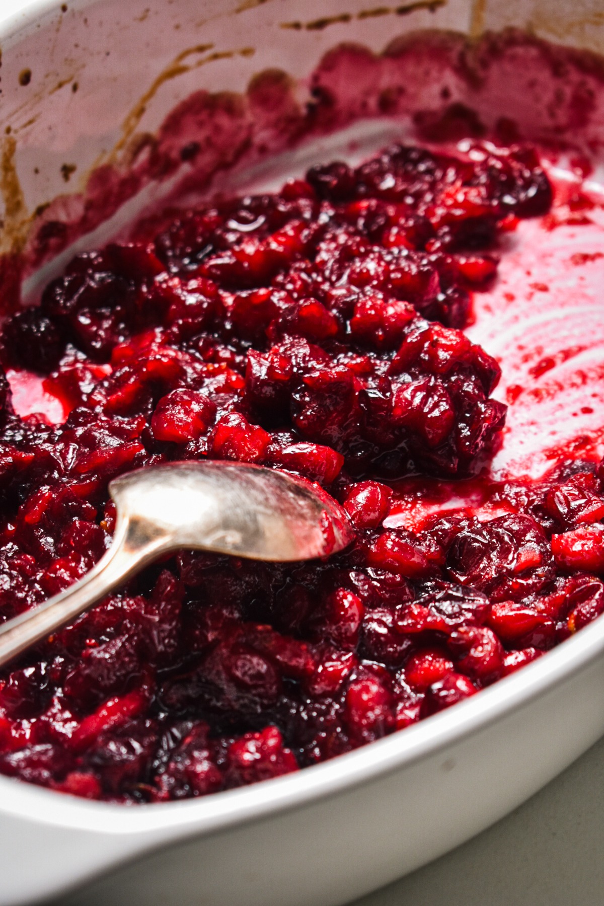 Ginger Balsamic Roasted Cranberry Sauce - UncomplicatedChef