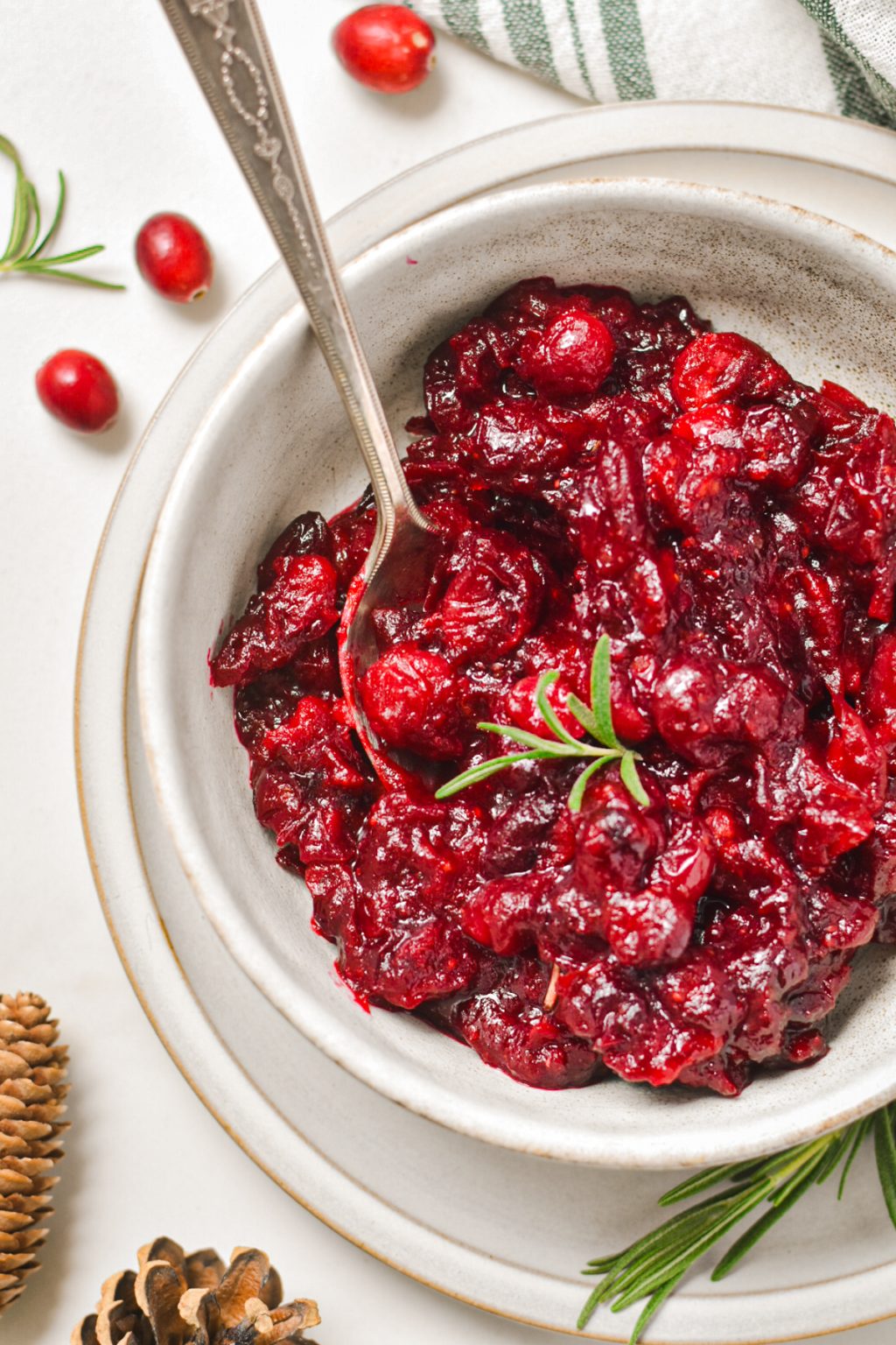 Ginger Balsamic Roasted Cranberry Sauce - UncomplicatedChef